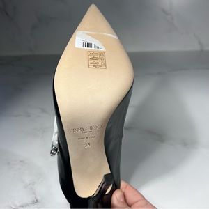 Jimmy Choo | Shoes | Jimmy Choo Bing 0 Black Patent Leather Crystal ...